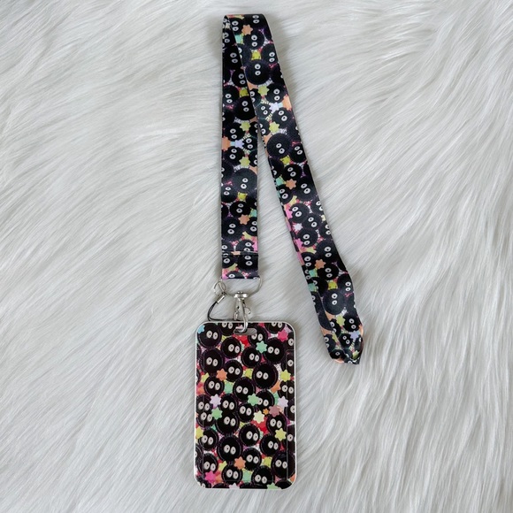 Accessories | Susuwatari Soot Sprites Lanyard With Id Card Holder ...